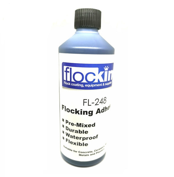 Flocking Flock Adhesive Resin Glue FL248 Pre Mixed 2 SQM for Flock Fibres - Flocking Ltd