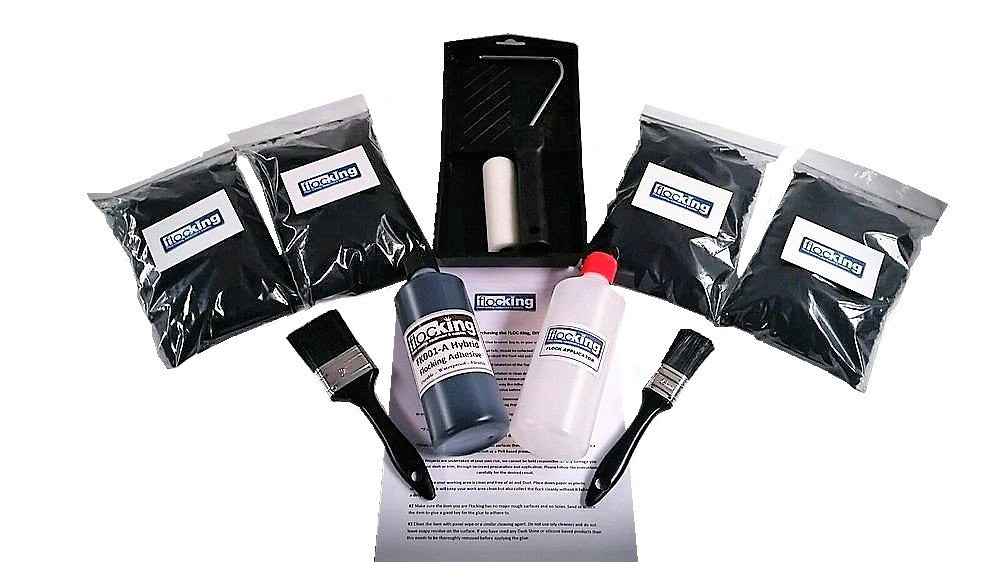 DIY Flocking Kit - Royal Blue Large Flock Fibre Powder Kit 4 - 5 Sqm ...